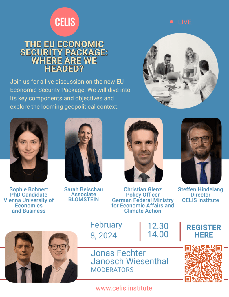 The EU Commission's Economic Security Package: Scale Up and Revamp ...