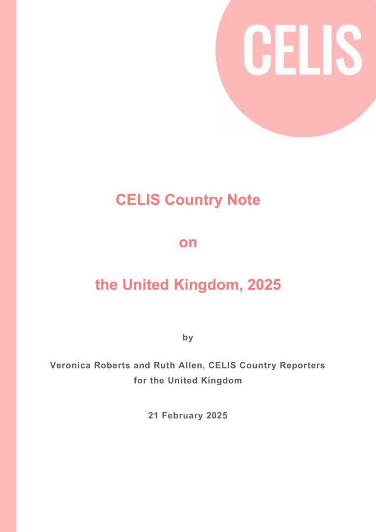 CELIS Institute - Country Note UK 2025