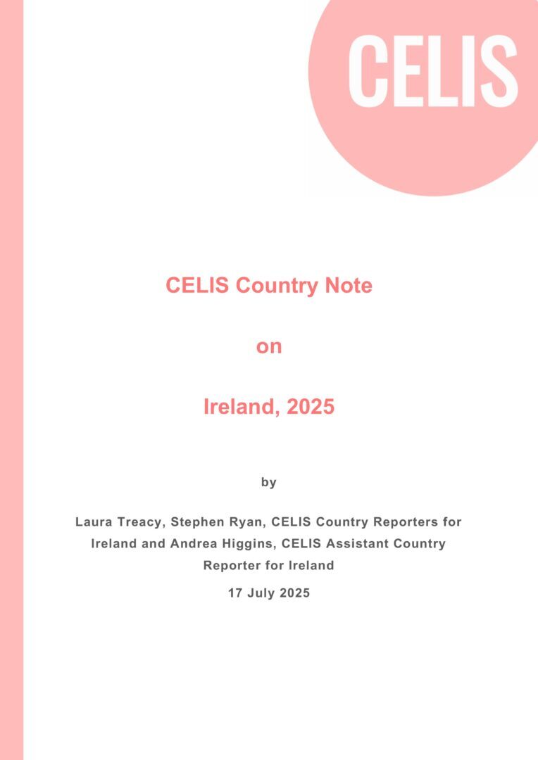 CELIS Institute - Country Note Ireland 2025